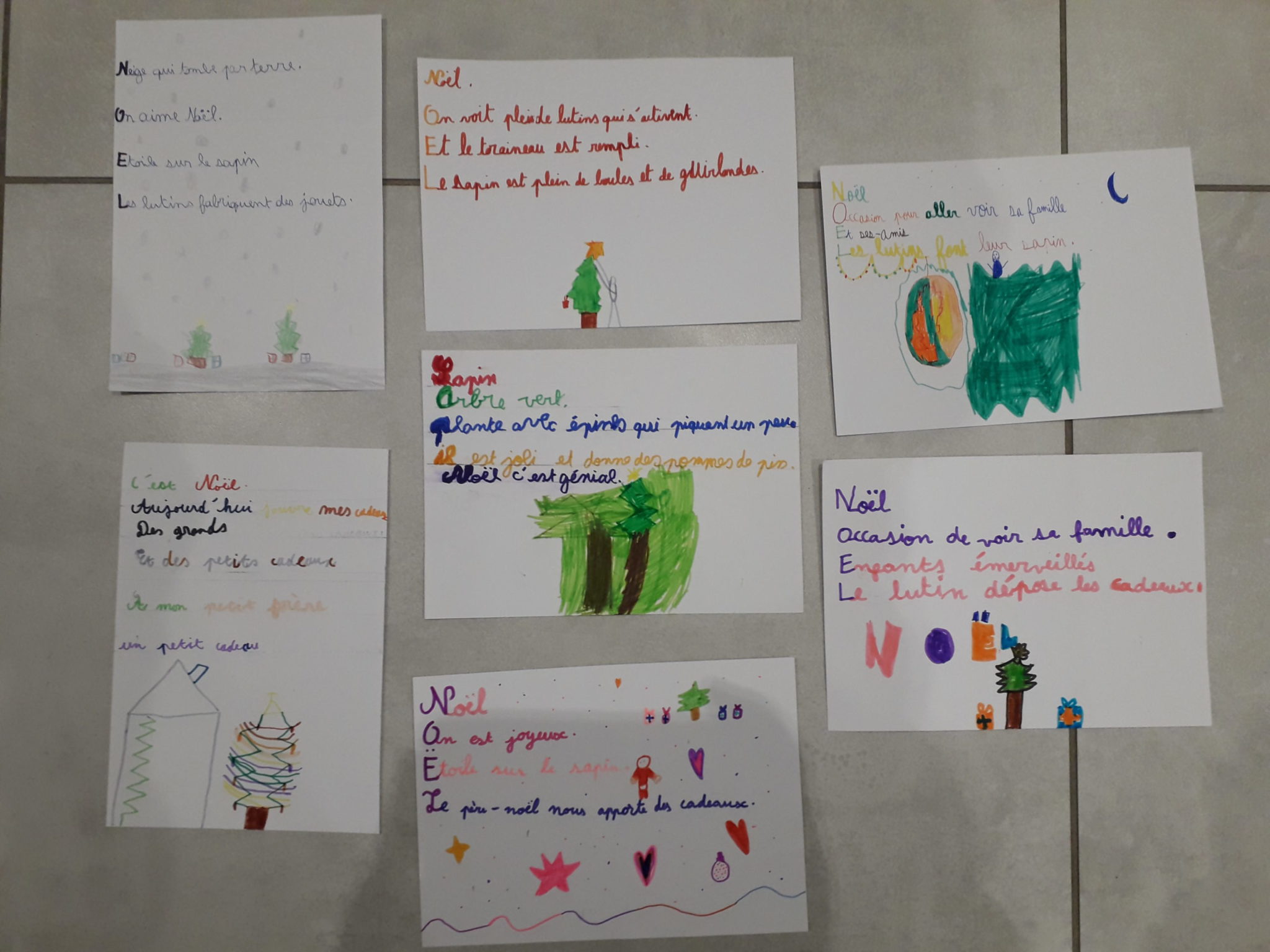 Acrostiches - Ecole Sainte Marie de l'Immaculée Saint Nazaire